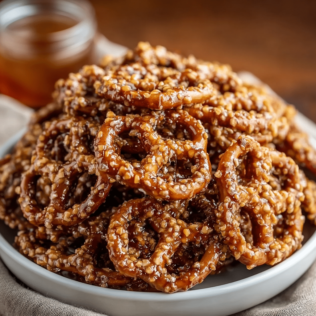 Church Lady Butter Toffee Pretzels - Her Cooks
