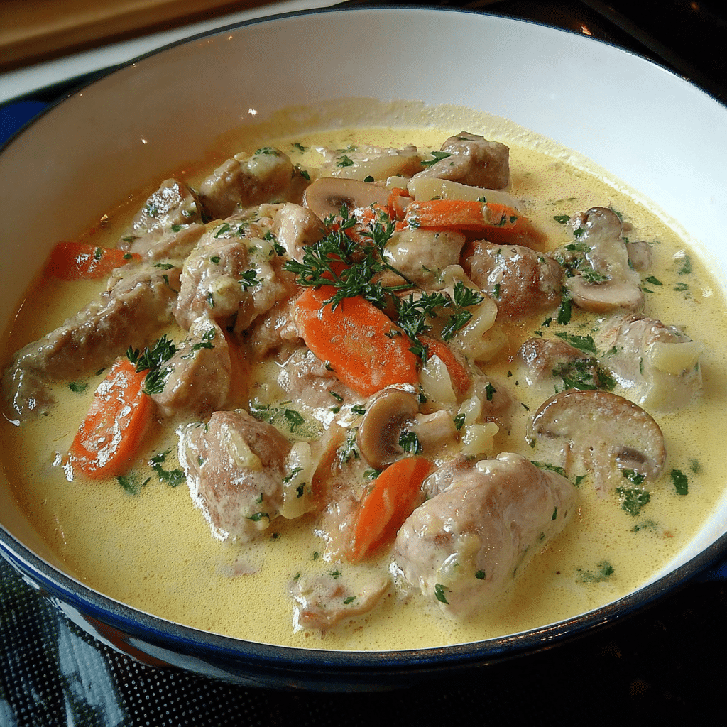 Veal Blanquette – a Tender, Delicate, and Creamy Traditional French ...