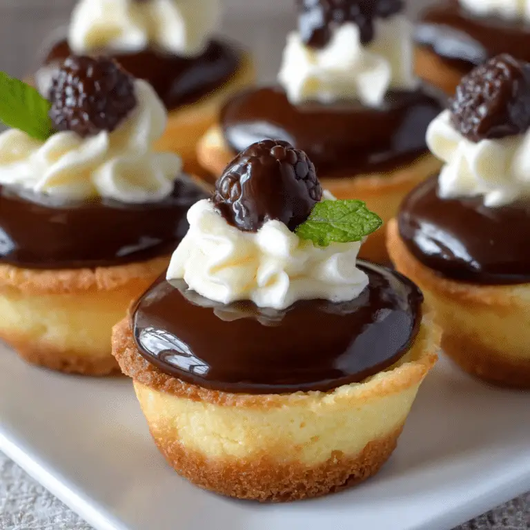 Mini Boston Cream Pie Cups - Her Cooks