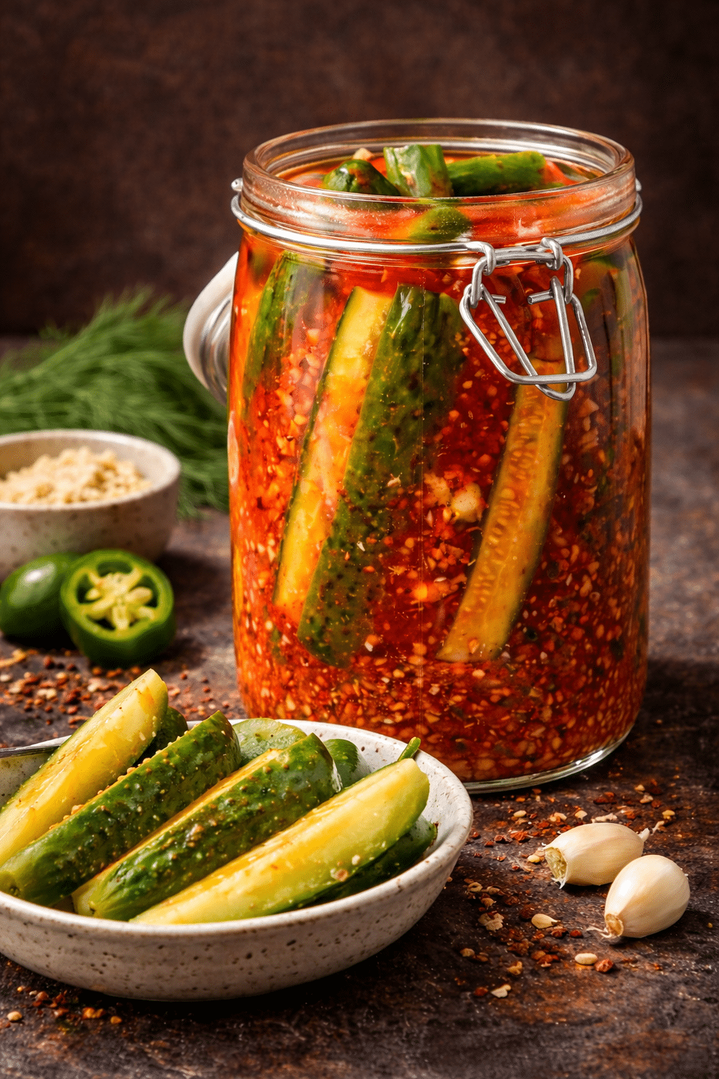Homemade Bloody Mary Pickles - Her Cooks